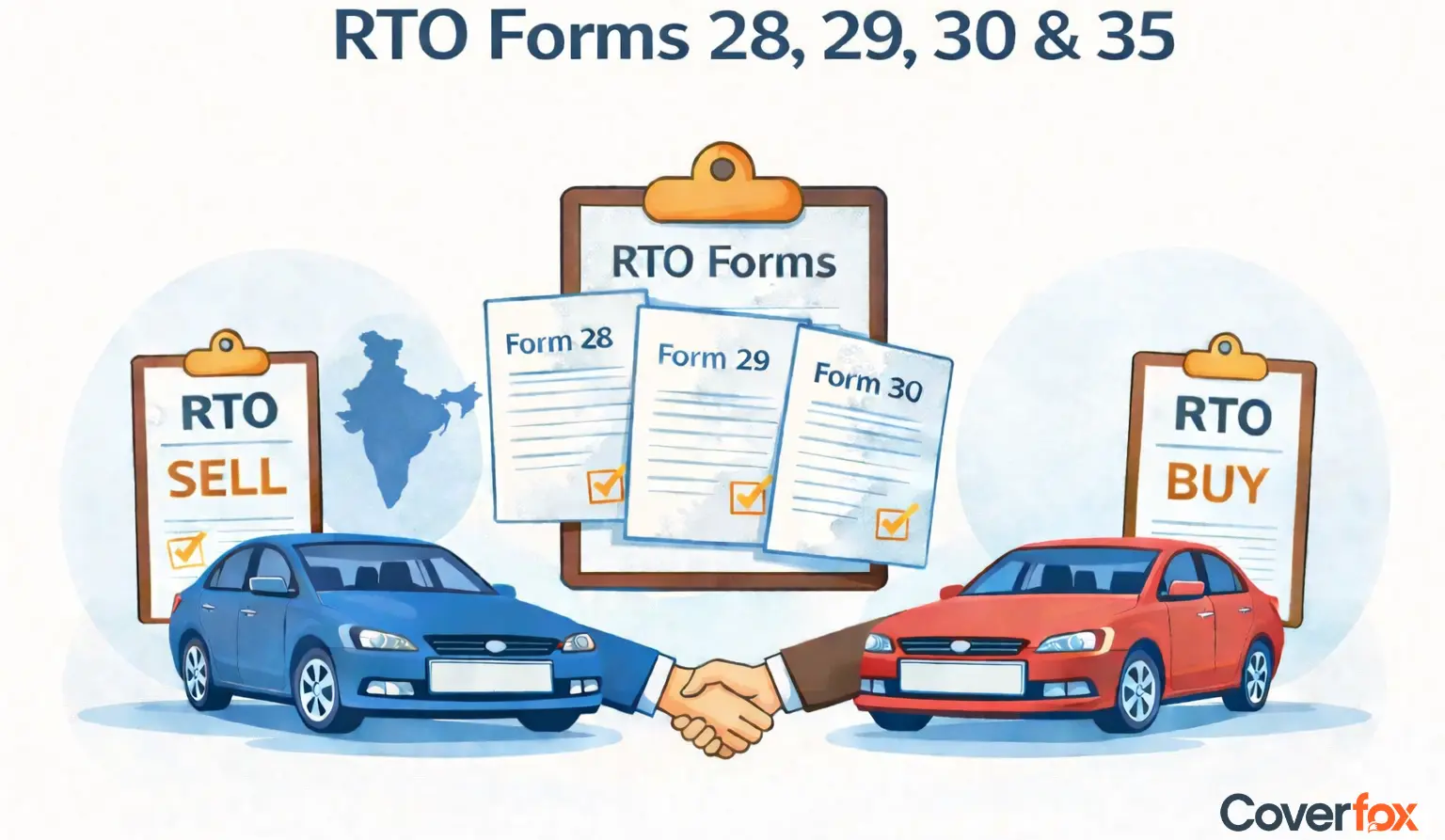 RTO Forms 28, 29, 30, 35: Ownership Transfer & NOC